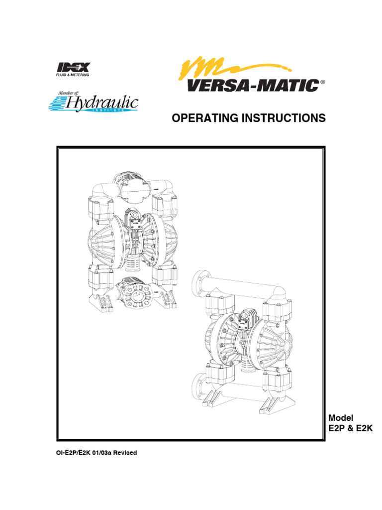E2 Plas Bolted Manual | PDF | Valve | Screw