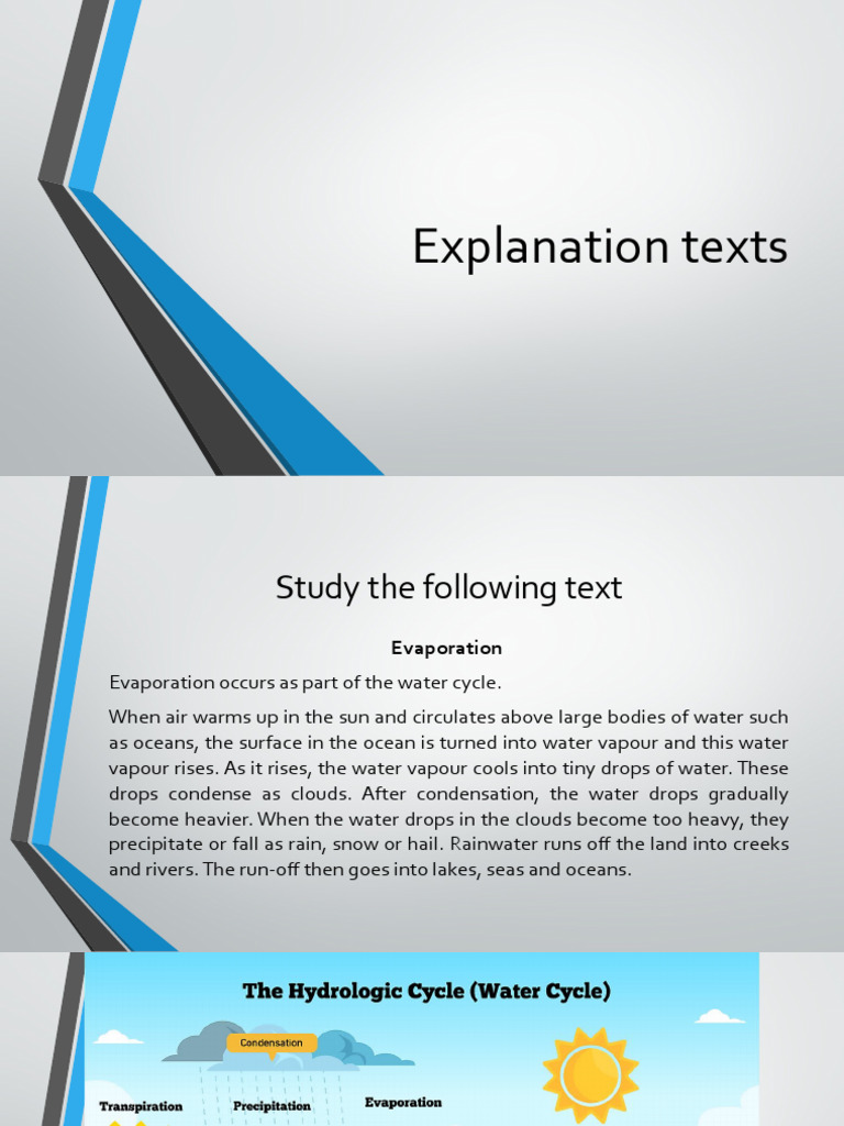 Explanation Texts Baru | PDF