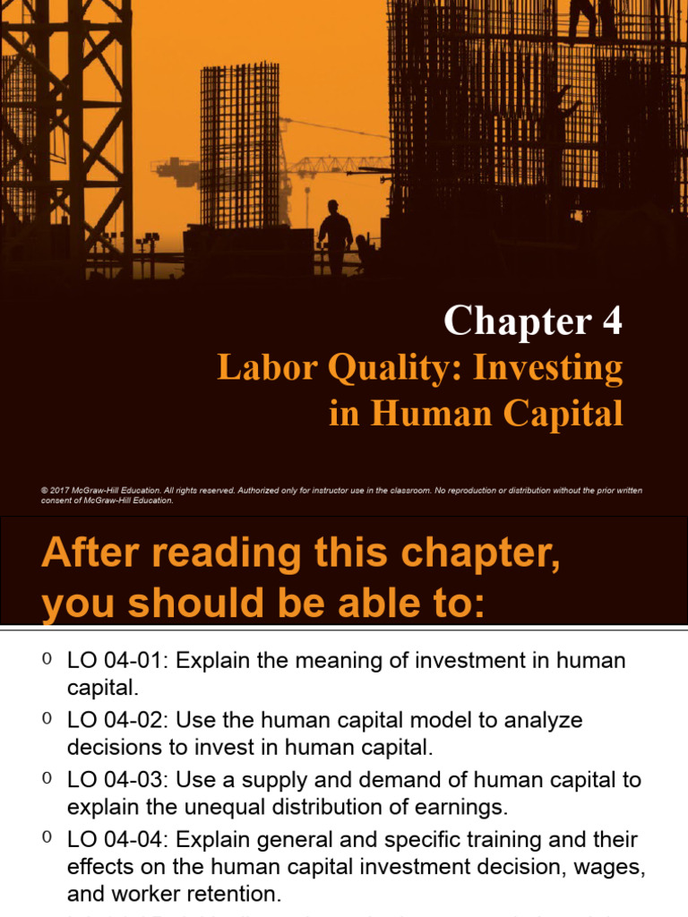 Labor Quality: Investing in Human Capital | PDF | Human Capital | Labour Economics
