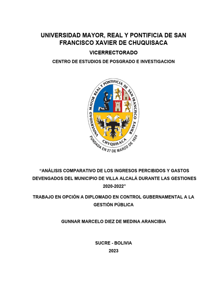 Monografia Oficial Diez de Medina Arancibia Gunnar 10 | PDF ... Monografia Oficial Diez de Medina Arancibia Gunnar 10 | PDF ...