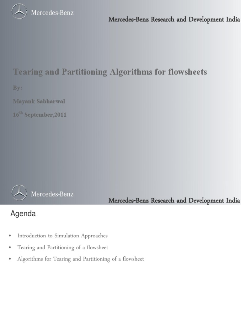 Tearing Partitioning Algorithms | PDF | Vertex (Graph Theory) | Algorithms