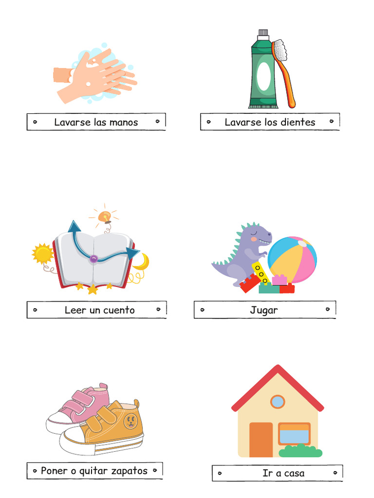 RUTINA__pictogramas | PDF