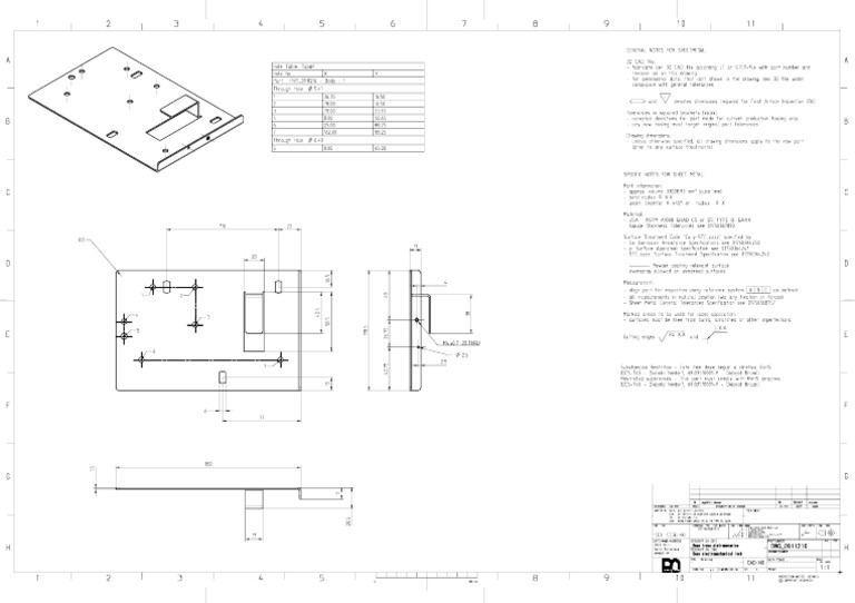 DWG - 0911216,001, Base Electromechanical Lock | PDF