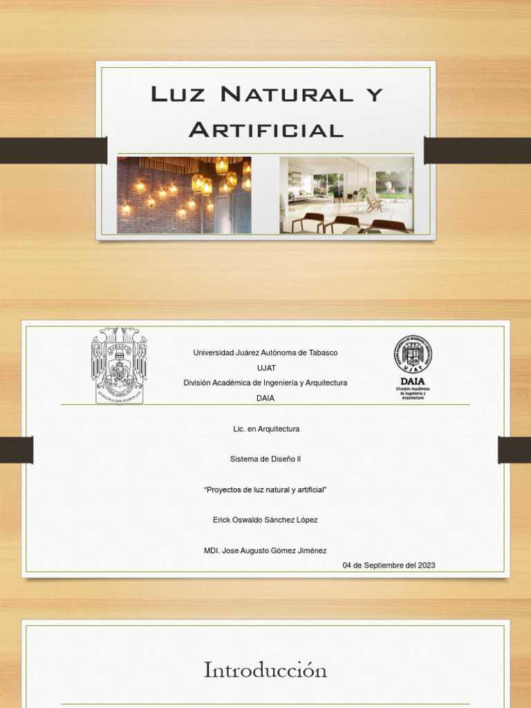 3 - Luz Natural y Artificial | PDF