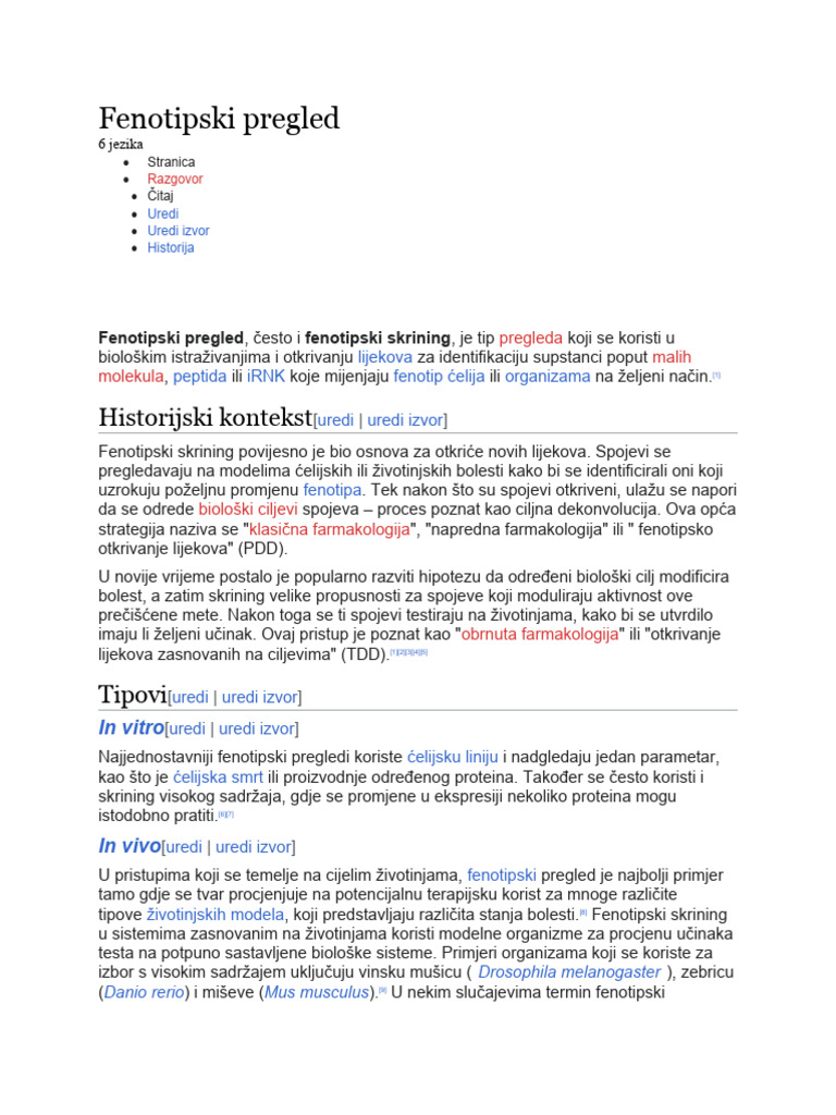 Fenotipski Pregled | PDF