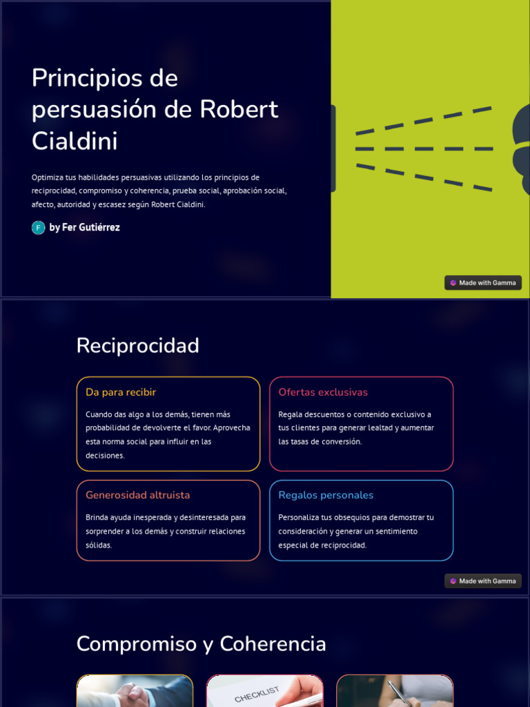Principios de Persuasion de Robert Cialdini | PDF Principios de Persuasion de Robert Cialdini | PDF