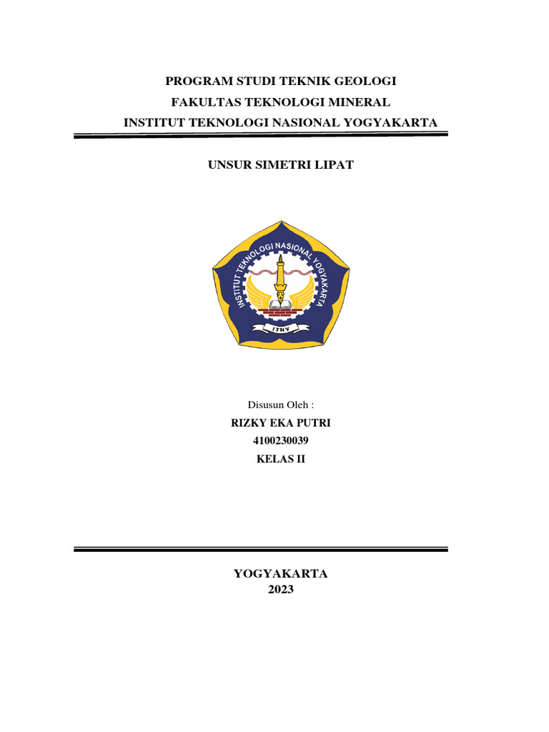 UNSUR SIMETRI LIPAT | PDF