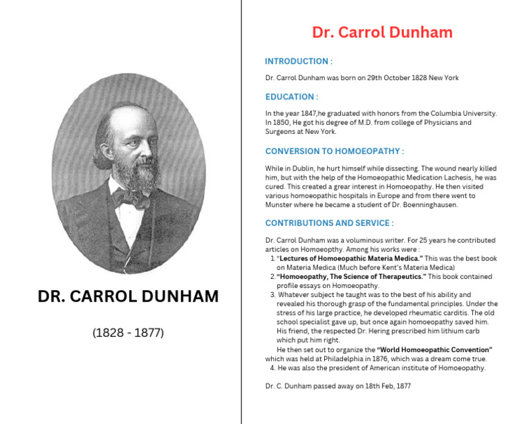 Dr. Carrol Dunham | PDF