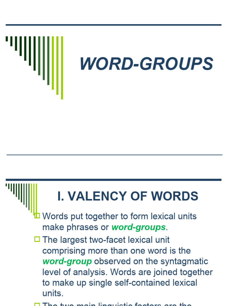 Word Groups | PDF | Language Arts & Discipline