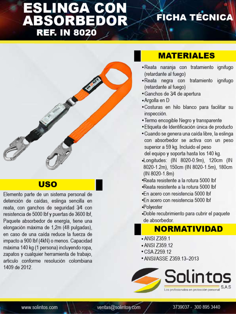 Ficha Tecnica INSAFE IN 8020 | PDF