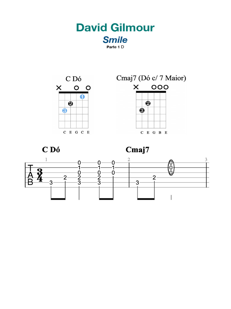 David Gilmour - Smile Parte 1 | PDF