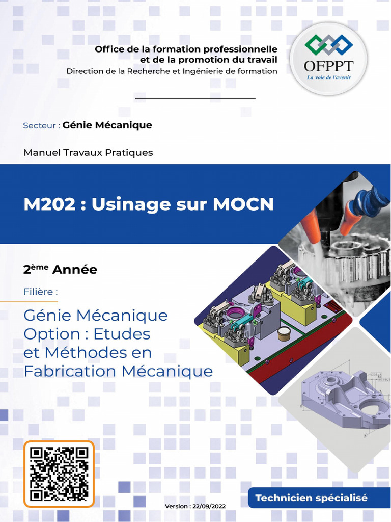 M202 - Manuel Travaux Pratiques - Usinage Sur MOCN | PDF