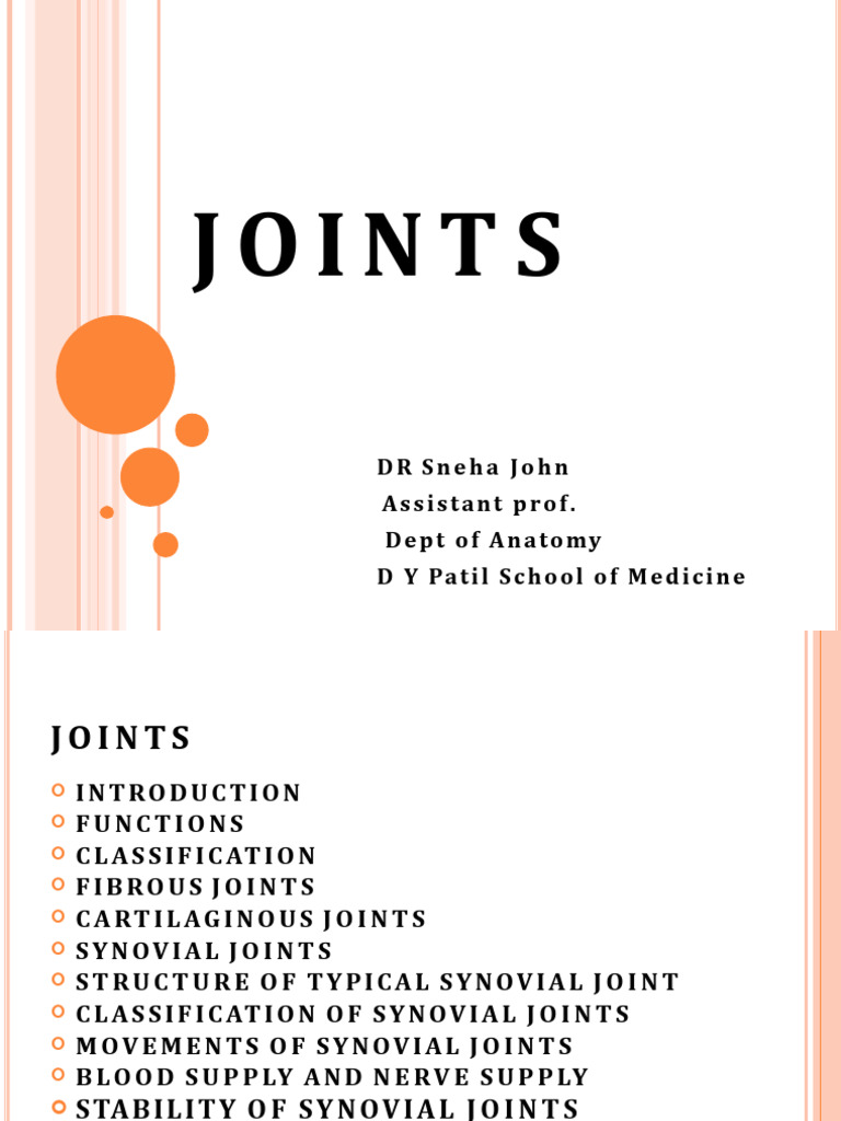 Joints | PDF