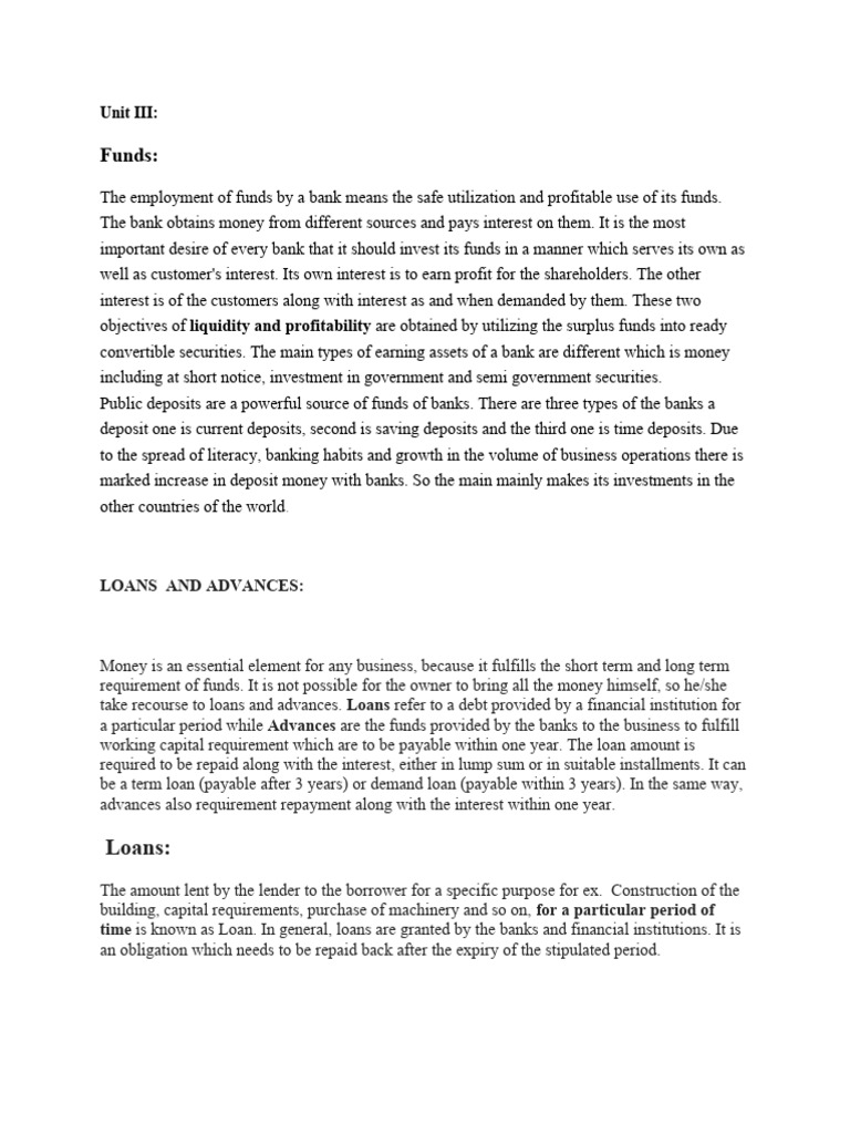 Module - III Banking Law. | PDF