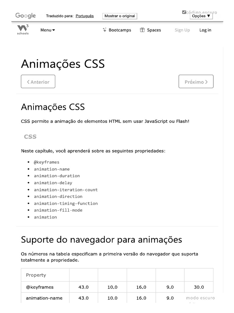 Aa Curso Css Animacoes | PDF