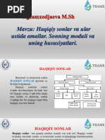 2 - Ma'ruza - Milliy Tarbiya Konsepsiyasi. | PDF