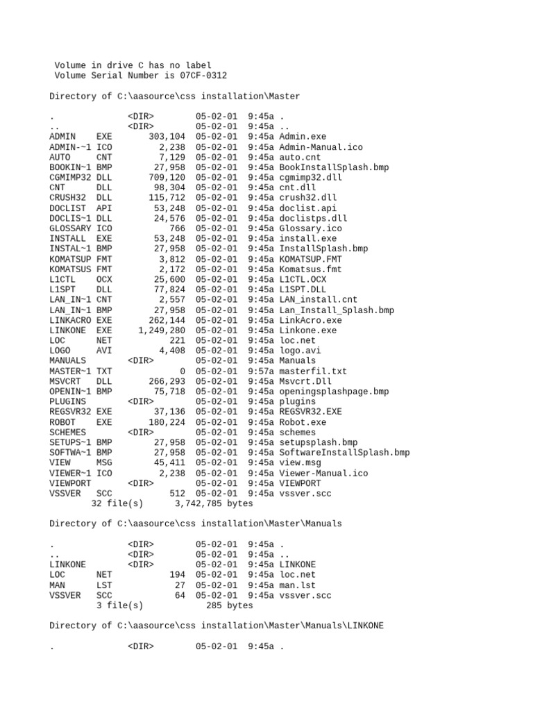 Software Installation Files | PDF