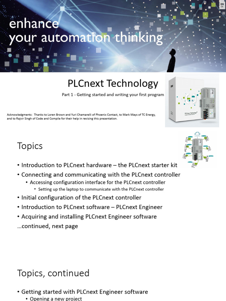 PLCnext-Intro To Programming PLCnext IEC611-31 | PDF | Business | Computers