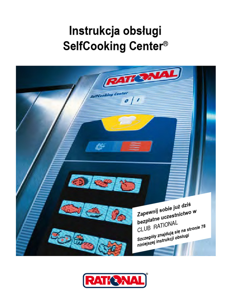 Rational Original Operating Instructions SCC Until 09 2008 PL PL | PDF