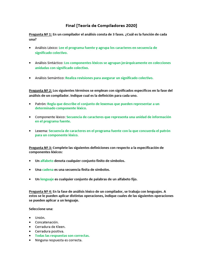 Fases y Conceptos Clave de Compiladores | PDF | Informática