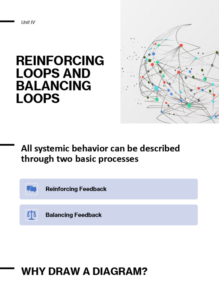 Unit IV and V Reinforcing Balancing Loops and Causal Interpretation | PDF