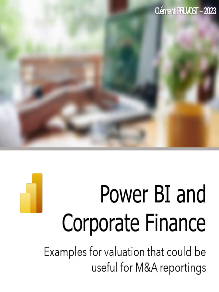 Power BI for Corporate Finance Valuation | PDF | Relational Database ...