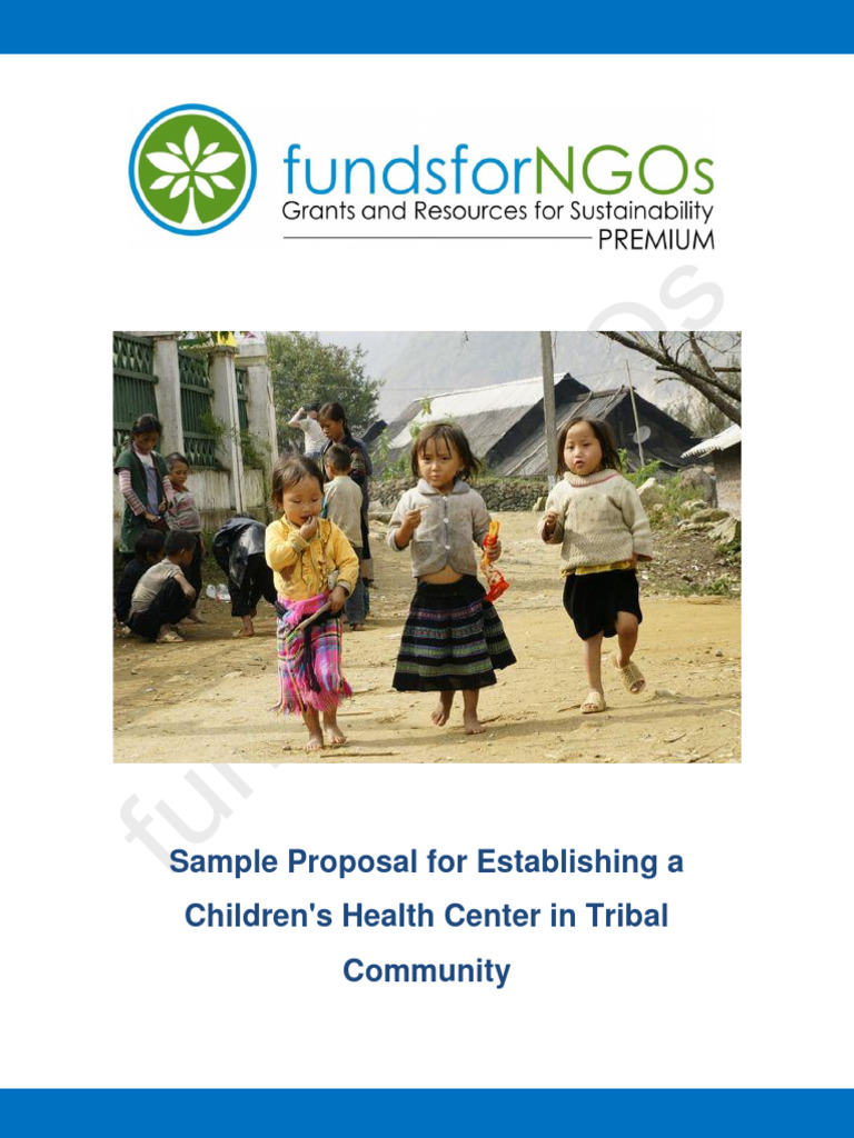 Sample Proposal For Children Health Center | PDF | Health Care ...