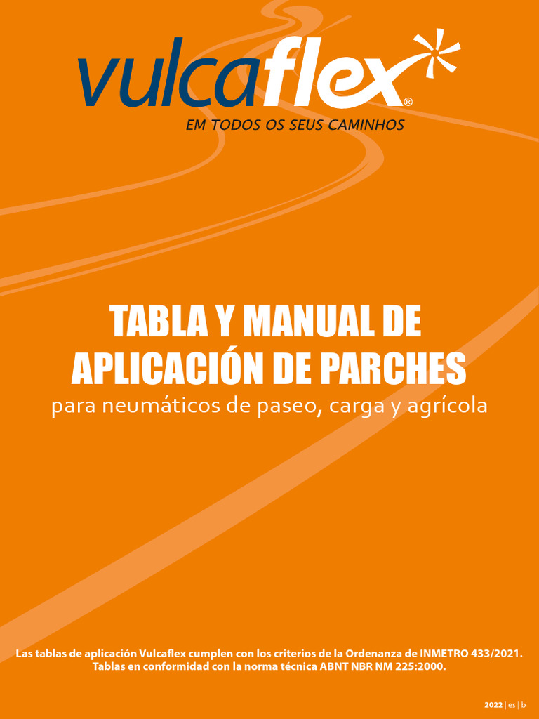 Tabla Manual Vulcaflex | PDF | Neumático | Vehículos terrestres