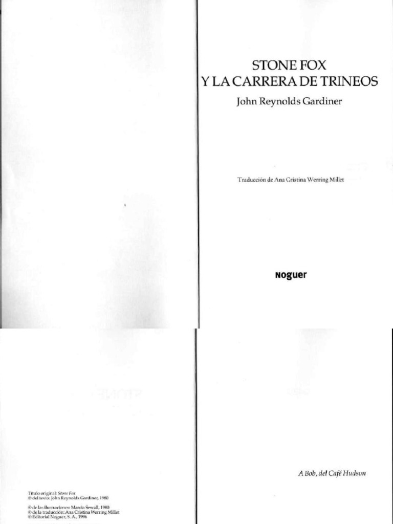 Stone Fox y La Carrera de Trineos | PDF