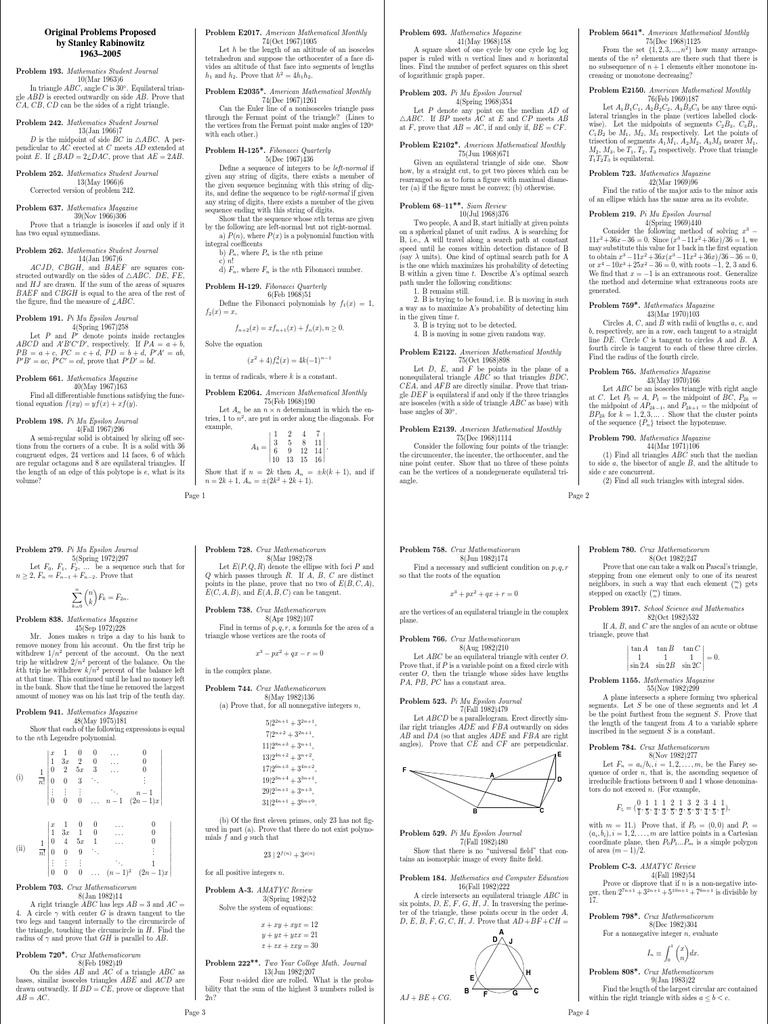 Stanley Rabinowitz Geometri | PDF | Triangle | Circle