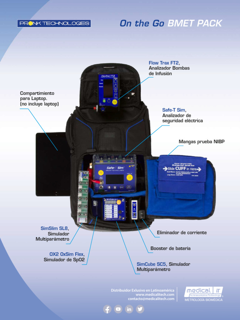 Ficha Tecnica BMET PACK ADVANCE | PDF