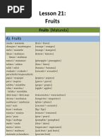 Fruits - Matunda: Aina Ya Matunda Mbalimbali-Types of Different Fruits ...