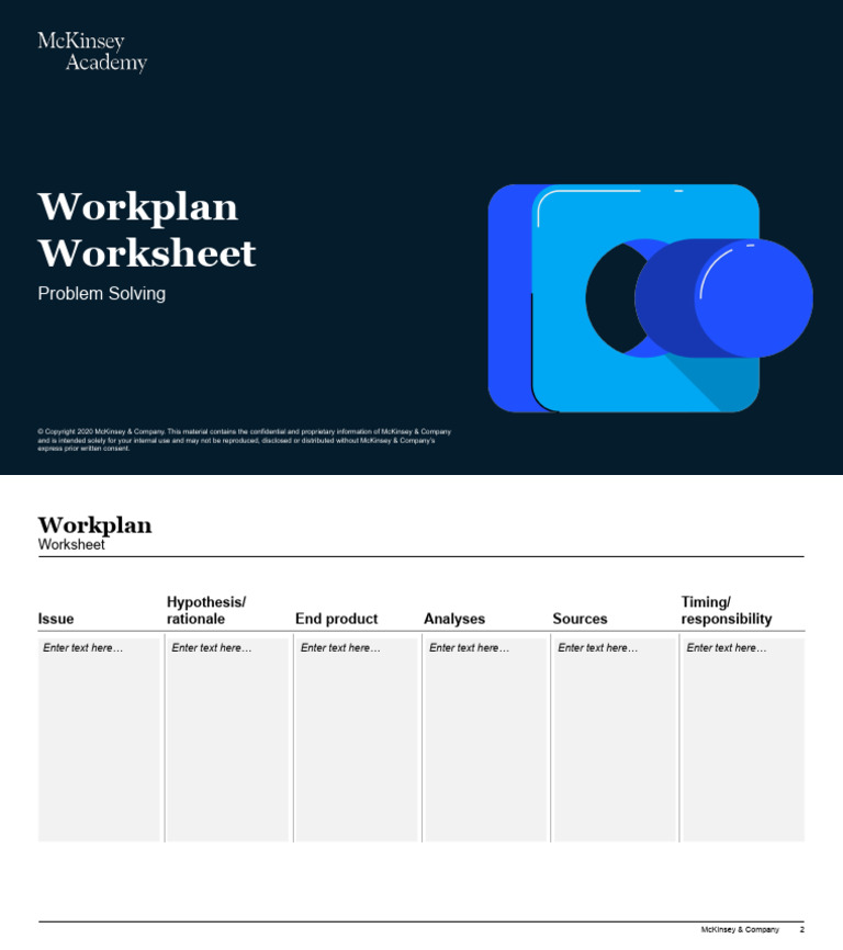 PS WorkPlan Worksheet | PDF | Business