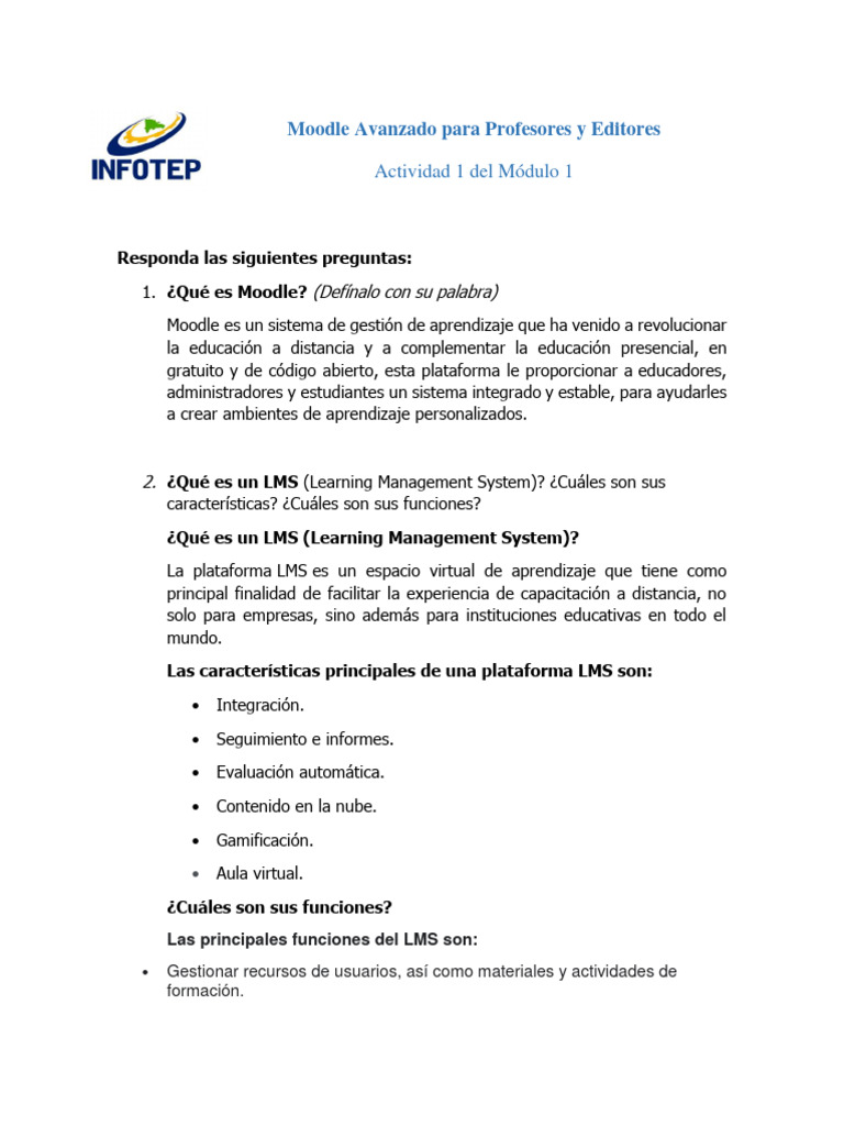 Actividad 1 Unidad 1 A | PDF