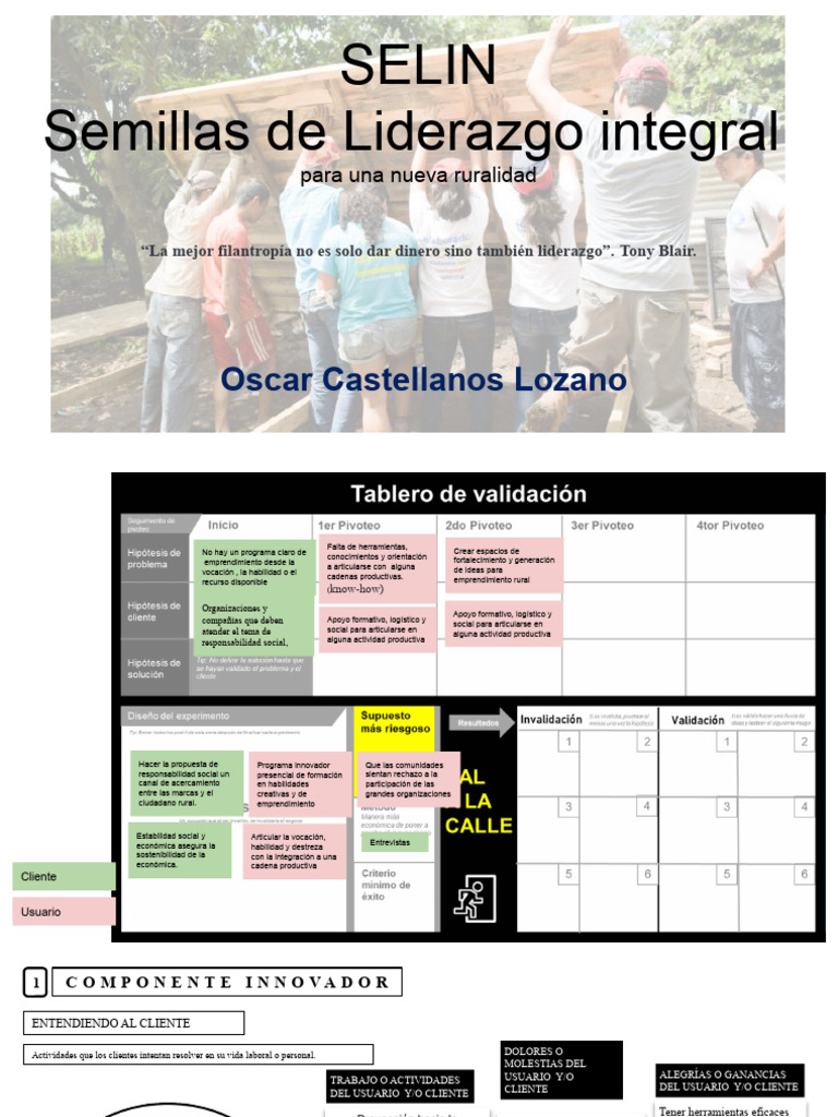 Oscar Castellanos Lozano Presentaión Final | PDF | Marketing | Iniciativa empresarial