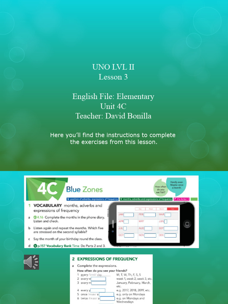 UNO LVL II - STUDENTS BOOK Unit 4C | PDF