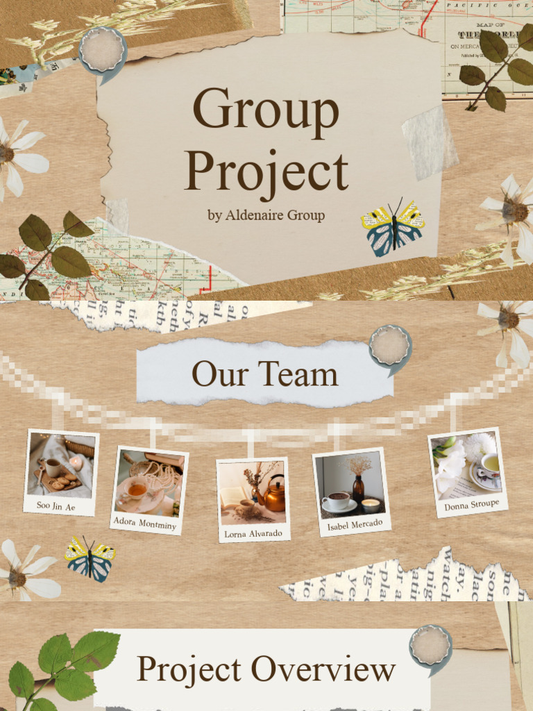 Brown Aesthetic Paper Texture Group Project Presentation - 20231018 ...