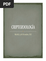 Criptozoología El Enigma de Los Animales Imposibles | PDF