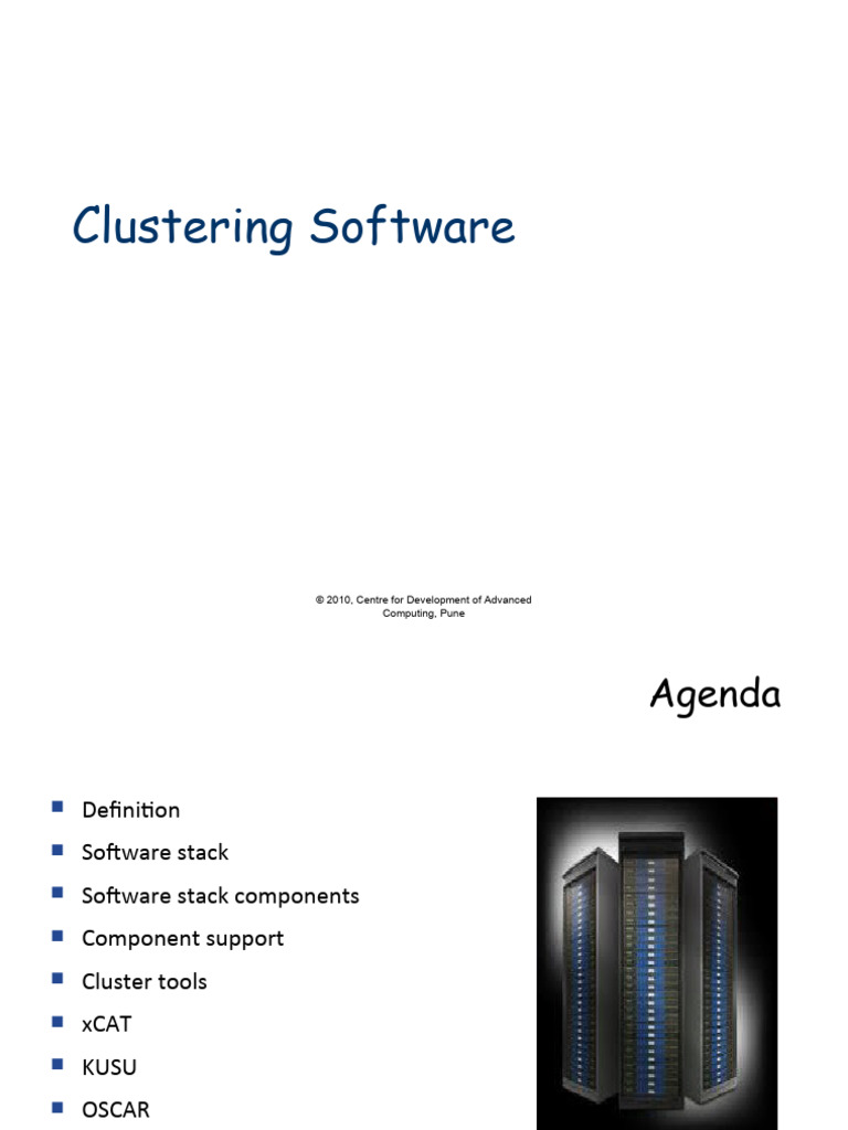 Clustering Software Overview | PDF