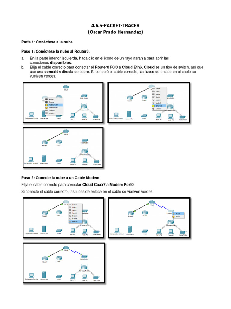 1 4.6.5 Packet Tracer | PDF