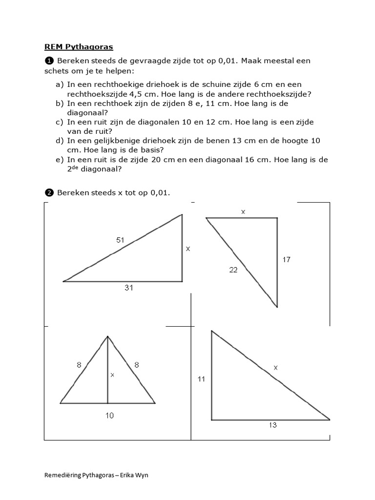 REM Pythagoras: Remediëring Pythagoras - Erika Wyn | PDF
