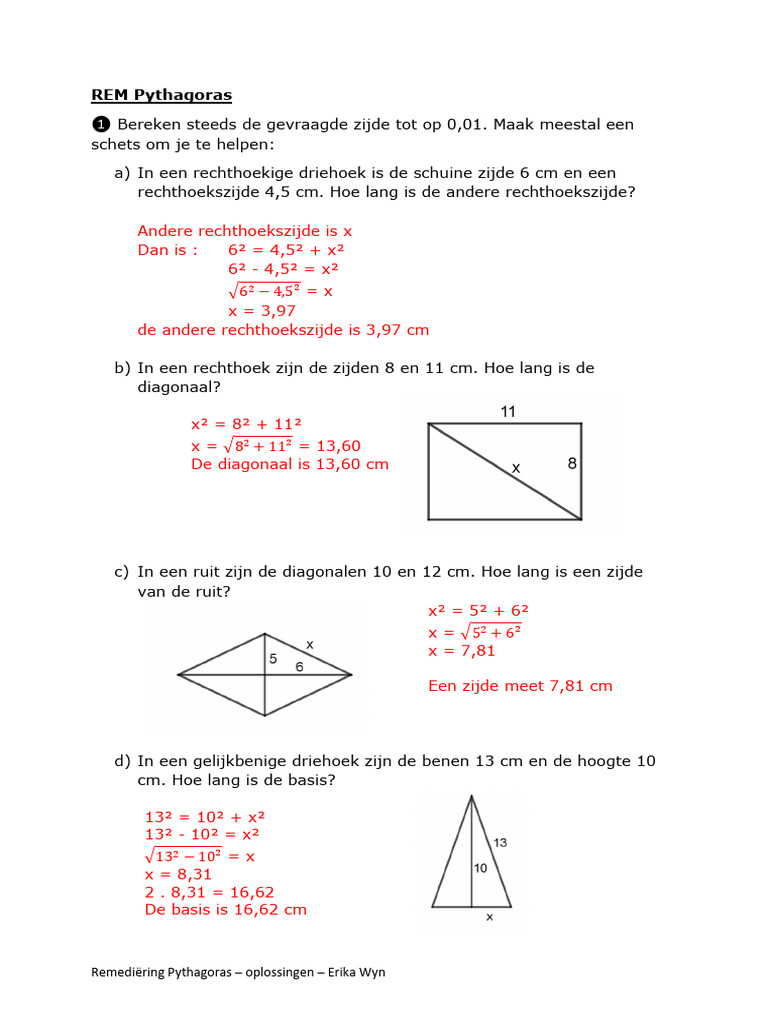 Pythagoras Corbettmaths Pdf