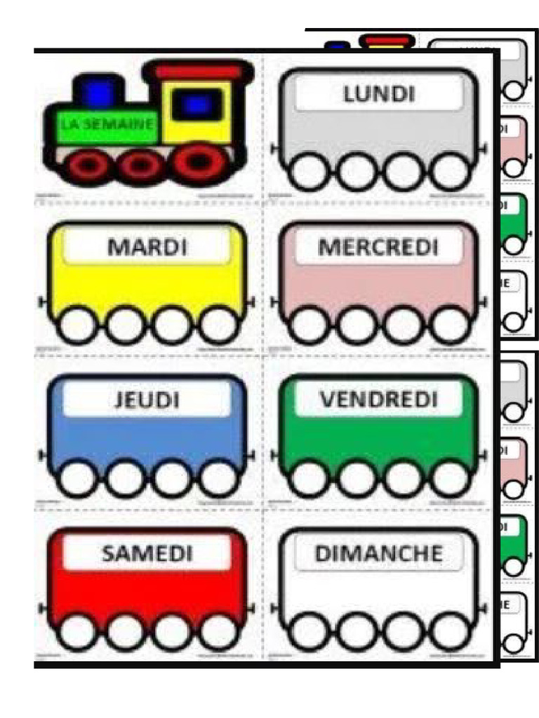 Les Jours de La Semaine | PDF