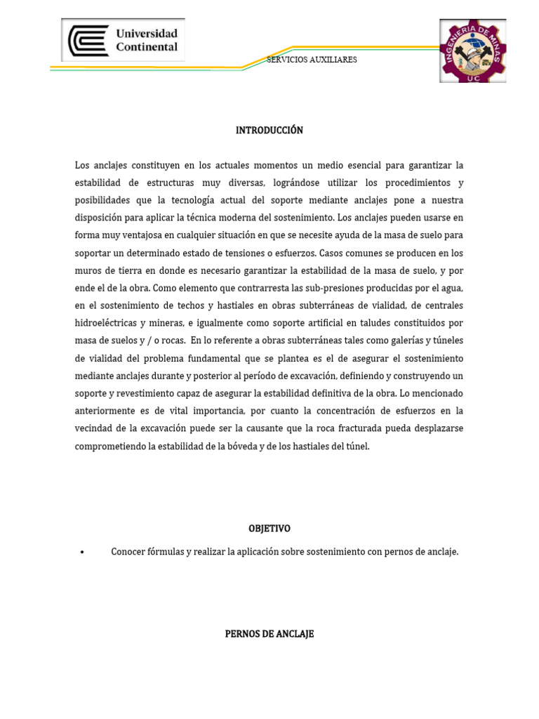 Ejercicios De Pernos Pdf