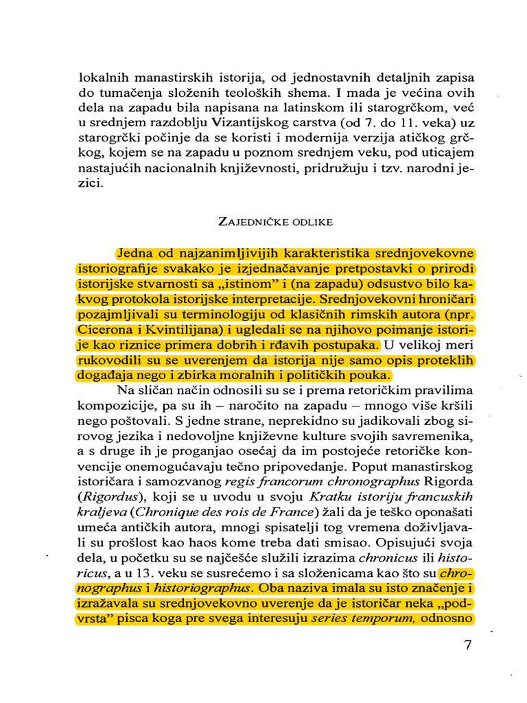 Povest Istorijske Misli Od Homera Do Početka 21. Veka 3 | PDF