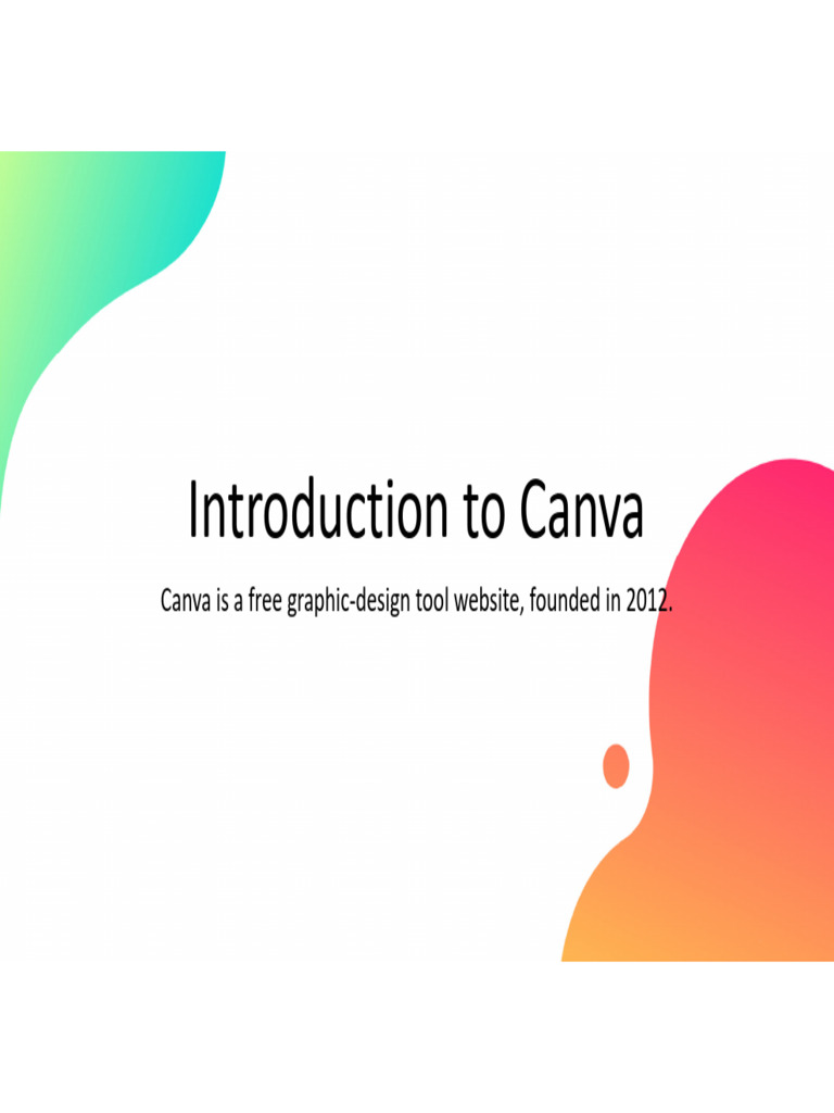 Introduction To Canva | PDF