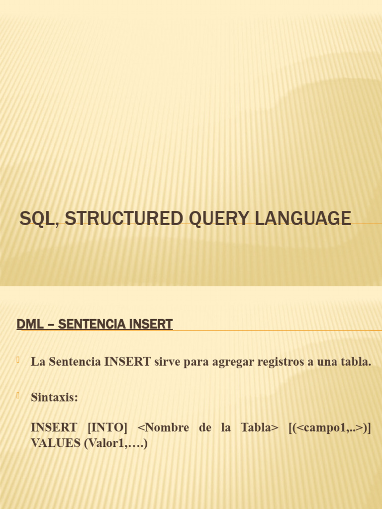 Base de Datos - Clase 14 - SQL DML InsertUpdateDelete | PDF