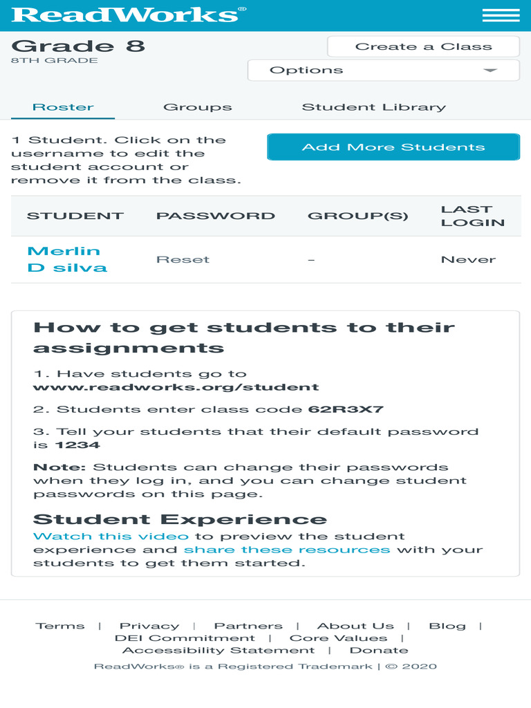 ReadWorks Award-Winning, EdTech Nonprofit Organ | PDF