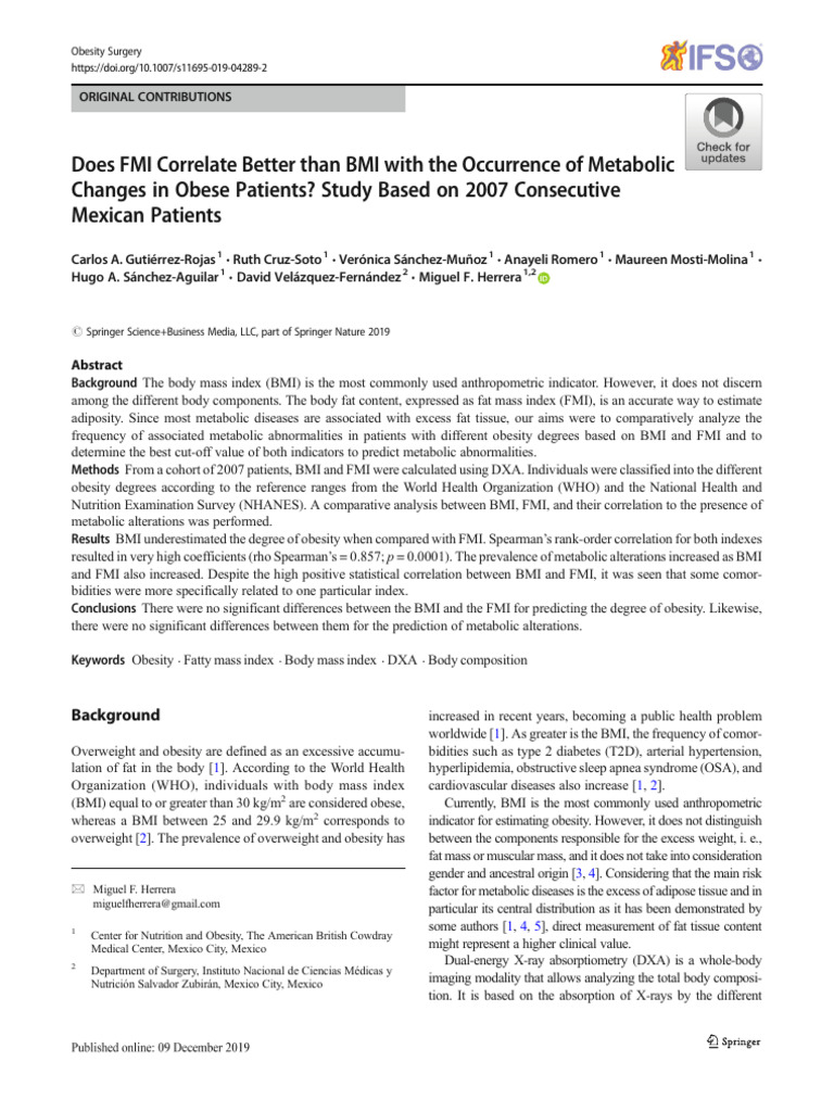 Body Mass Index Obesity | PDF | Body Mass Index | Obesity
