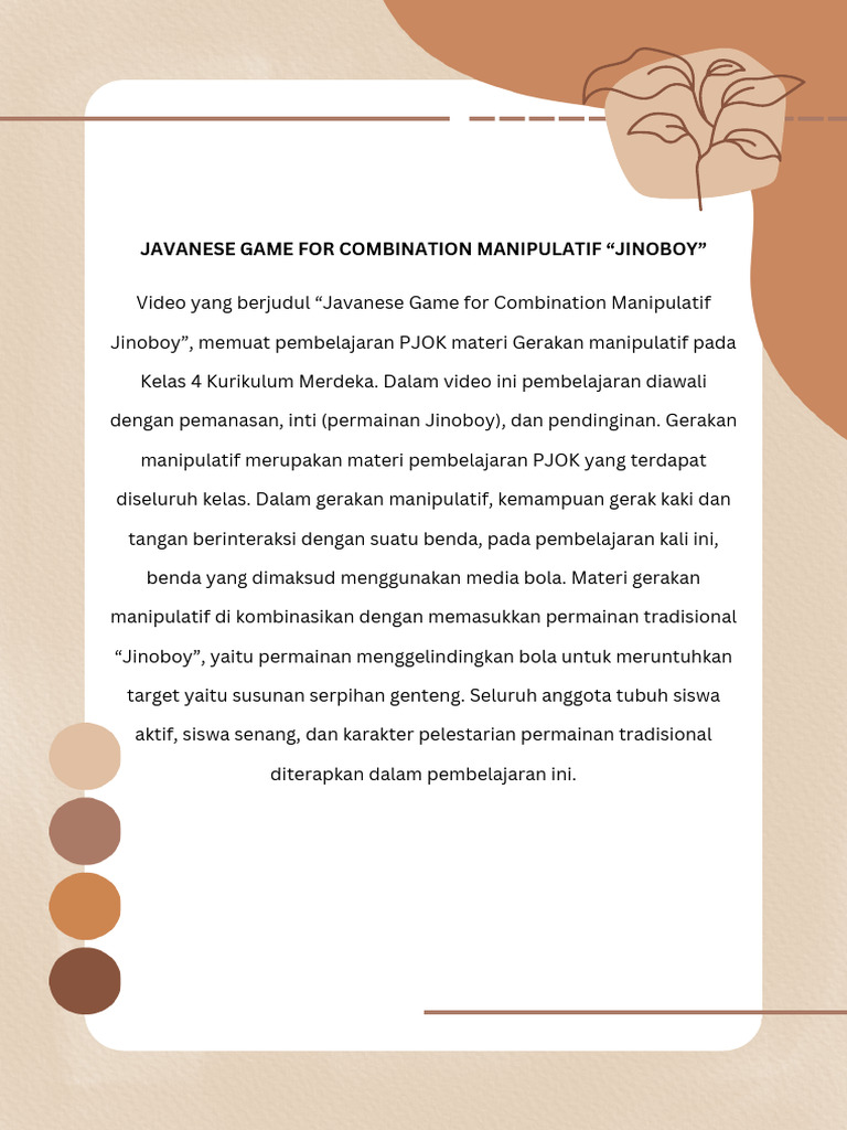 Beige Bohemian Aesthetic Notes Background A4 Document | PDF